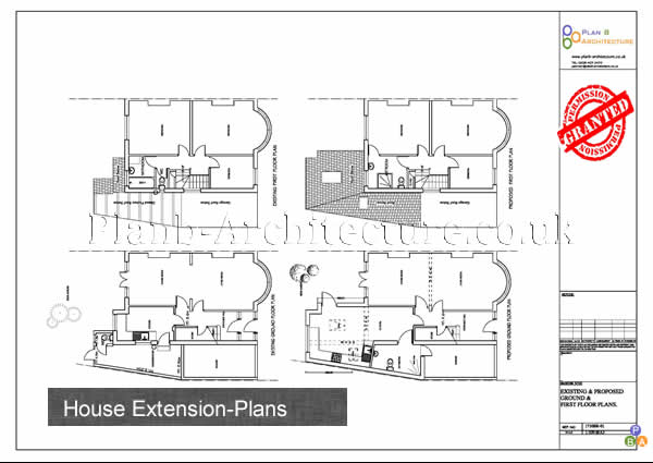 PLANNING DRAWINGS FOR HOUSE EXTENSIONS DETAIL