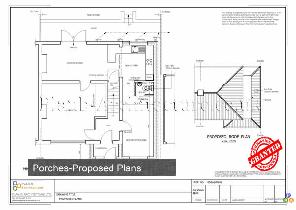 PLANNING DRAWINGS FOR PORCHES DETAIL