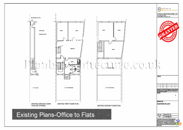 PLANNING DRAWINGS FOR CHANGE OF USE DETAIL – Plan B architecture ...
