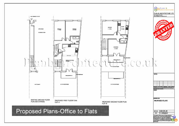 PLANNING DRAWINGS FOR CHANGE OF USE DETAIL – Plan B architecture ...