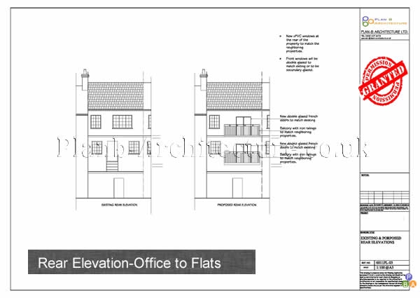 PLANNING DRAWINGS FOR CHANGE OF USE DETAIL – Plan B architecture ...